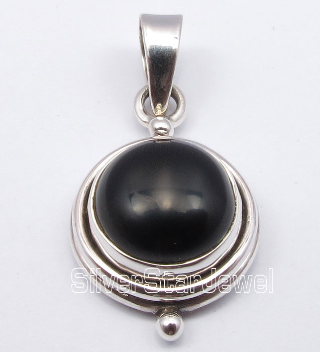 FLASH SALE OFFER | 925 Silver SIMPLE Pendant Real Gemstone Traditional ...