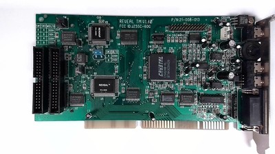JZ5SC-60G REVEAL CRYSTAL Sound Audio ISA Card Board with Midi Game Port ...