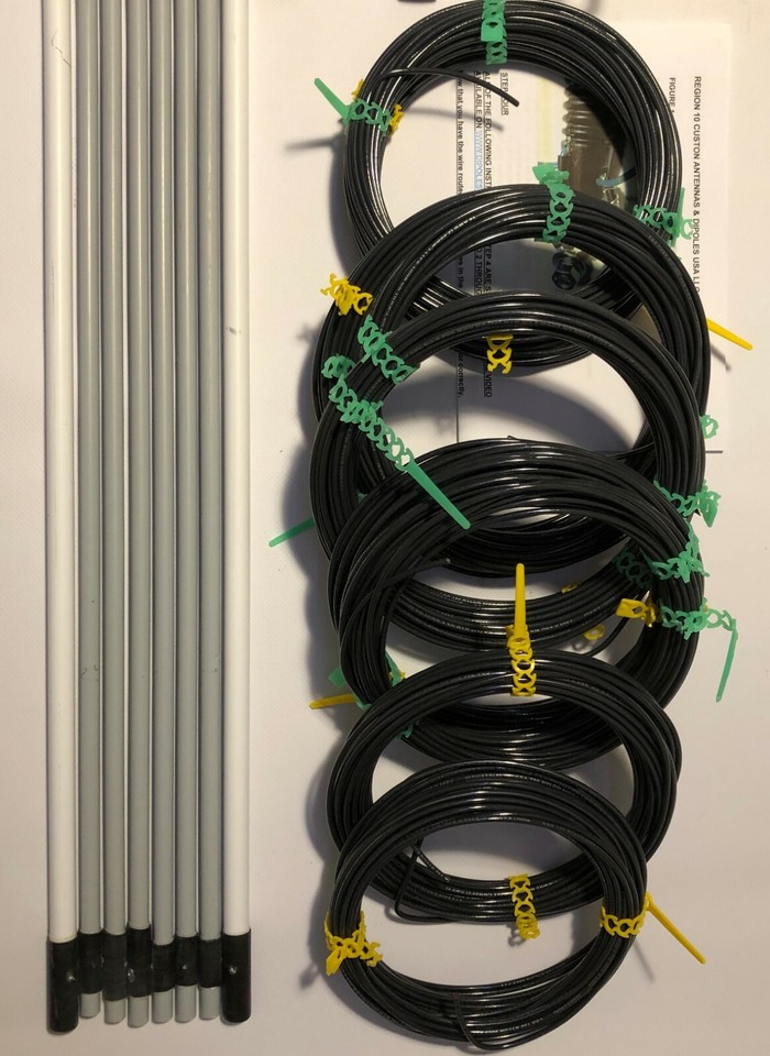 ASSEMBLED 90’ T3FD TERMINATED 3 Wire FOLDED DIPOLE ANTENNA MARS HAM ALE ...