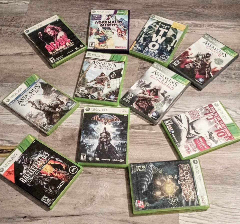 Microsoft Xbox 360 Games Lot pick and choose bundle *Discounts savings ...
