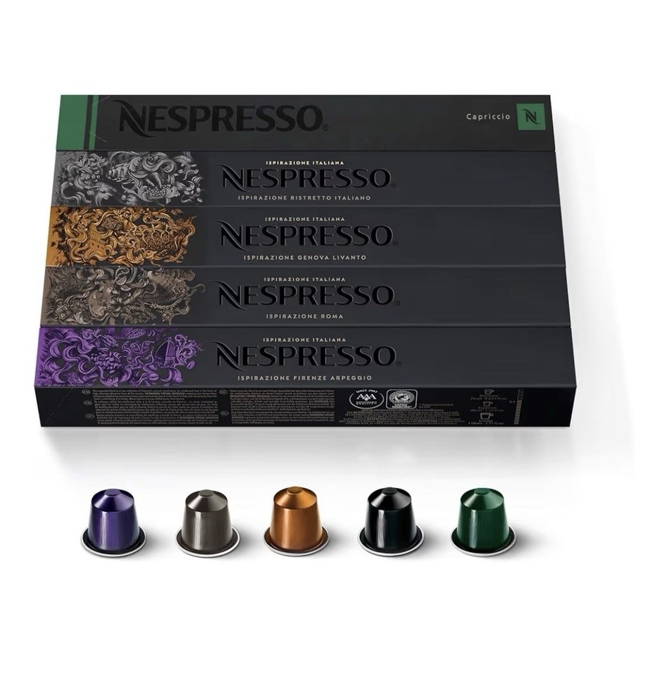 Nespresso Capsules Original Line, Ispirazione Variety Pack,Medium ...