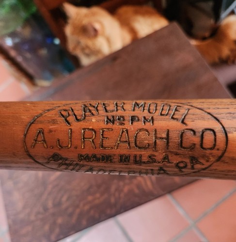 1931-33 Vtg AJ Reach Co Duffy Lewis Player Model Baseball Bat 33" Rare ...