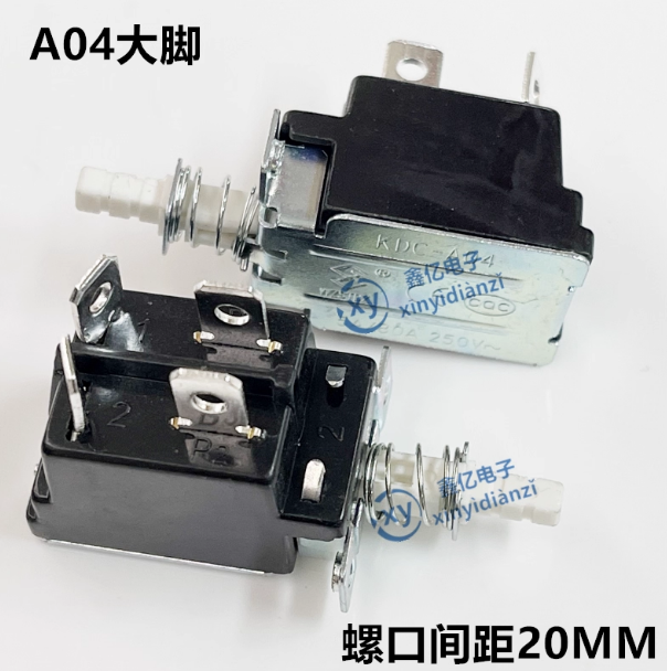 5pcs Self-Locking Power Switch KDC-A04-2 Four-Leg 5A/80A 250V button | eBay