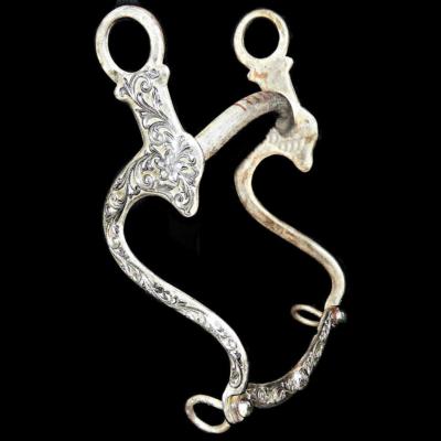 Jim Thomas Sterling Silver Filigree Cavalry Shank Mullen Mouth ...