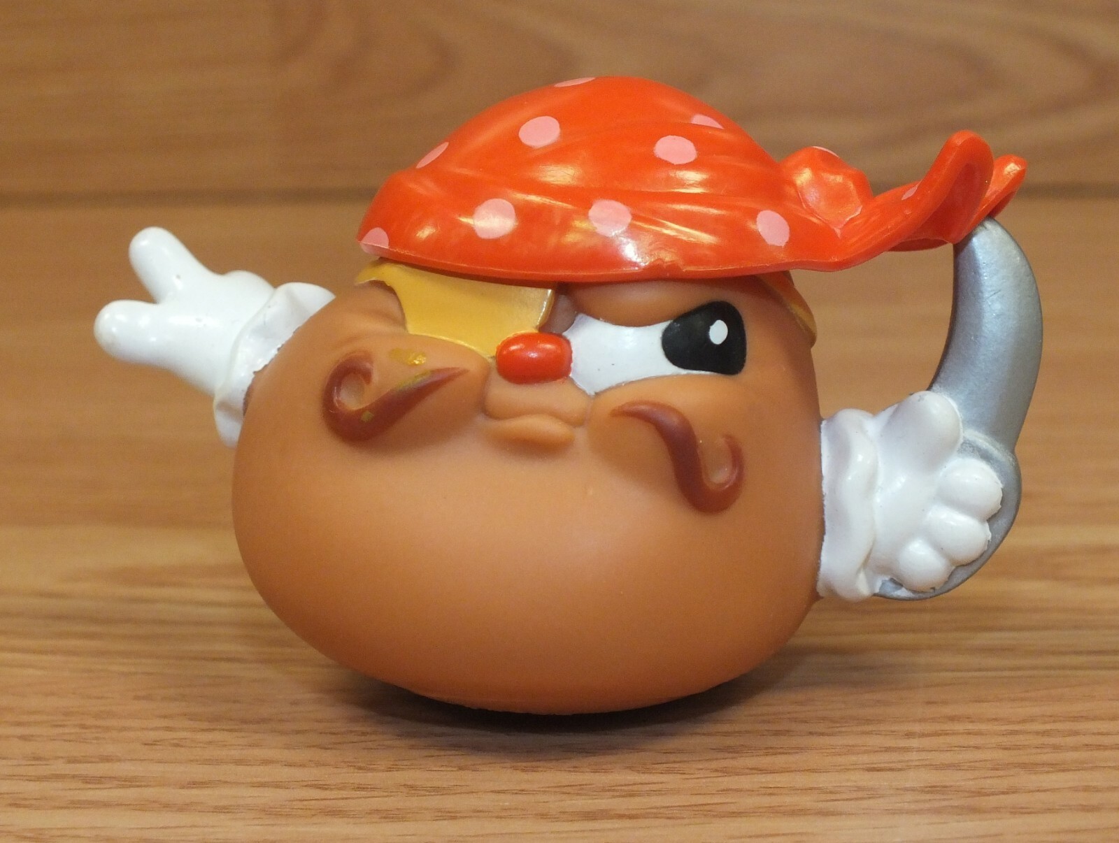 Vintage 1986 Hasbro Mr Potato Head Spud Kid Pirate Matey Soft PVC Toy ...