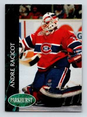 Andre Racicot 1992-93 Parkhurst #321 Canadiens ID:21853 | eBay