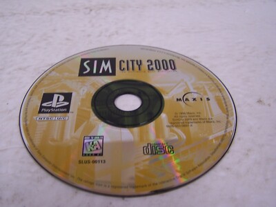 Sim City 2000 (PS1, 1996) Disc Only | eBay