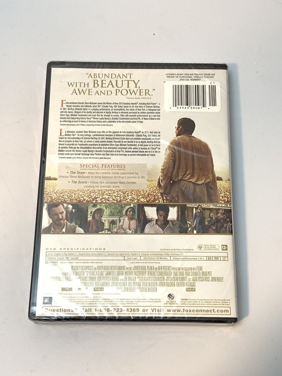12 Years A Slave Dvd