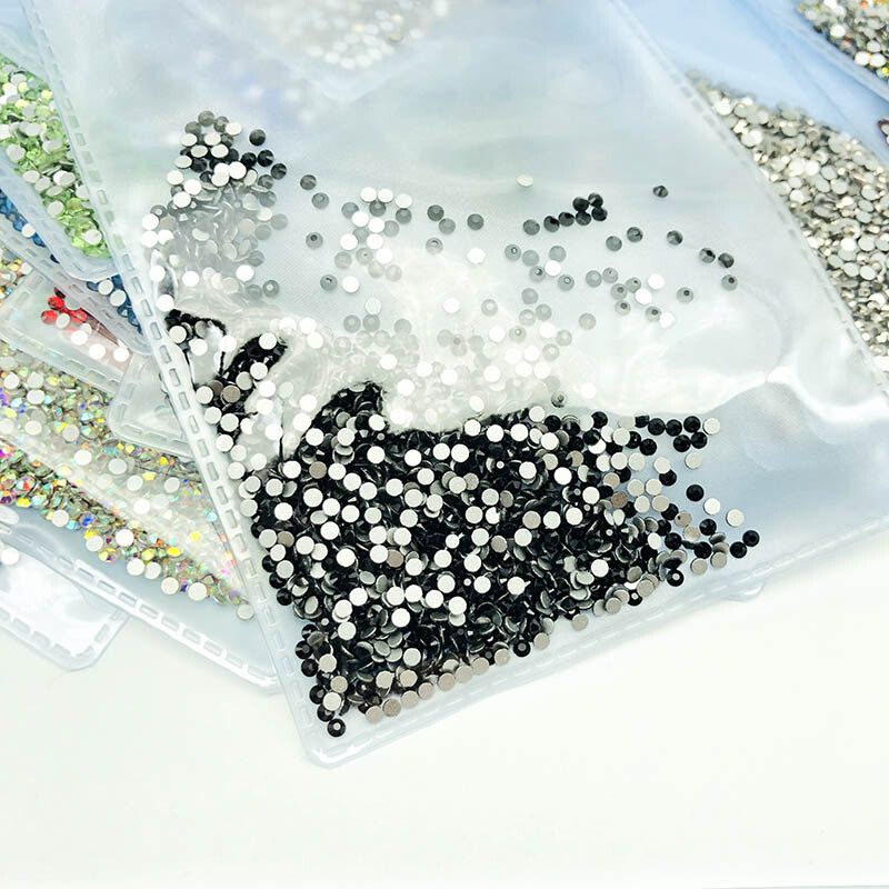 1440pcs 2mm Crystal Nail Art Rhinestones Flatback Glitter Gems Nails ...