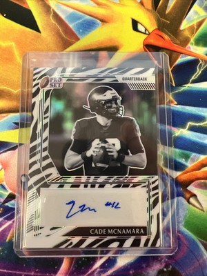 2022 pro set metal Cade McNamara zebra stripe auto 5/5 | eBay