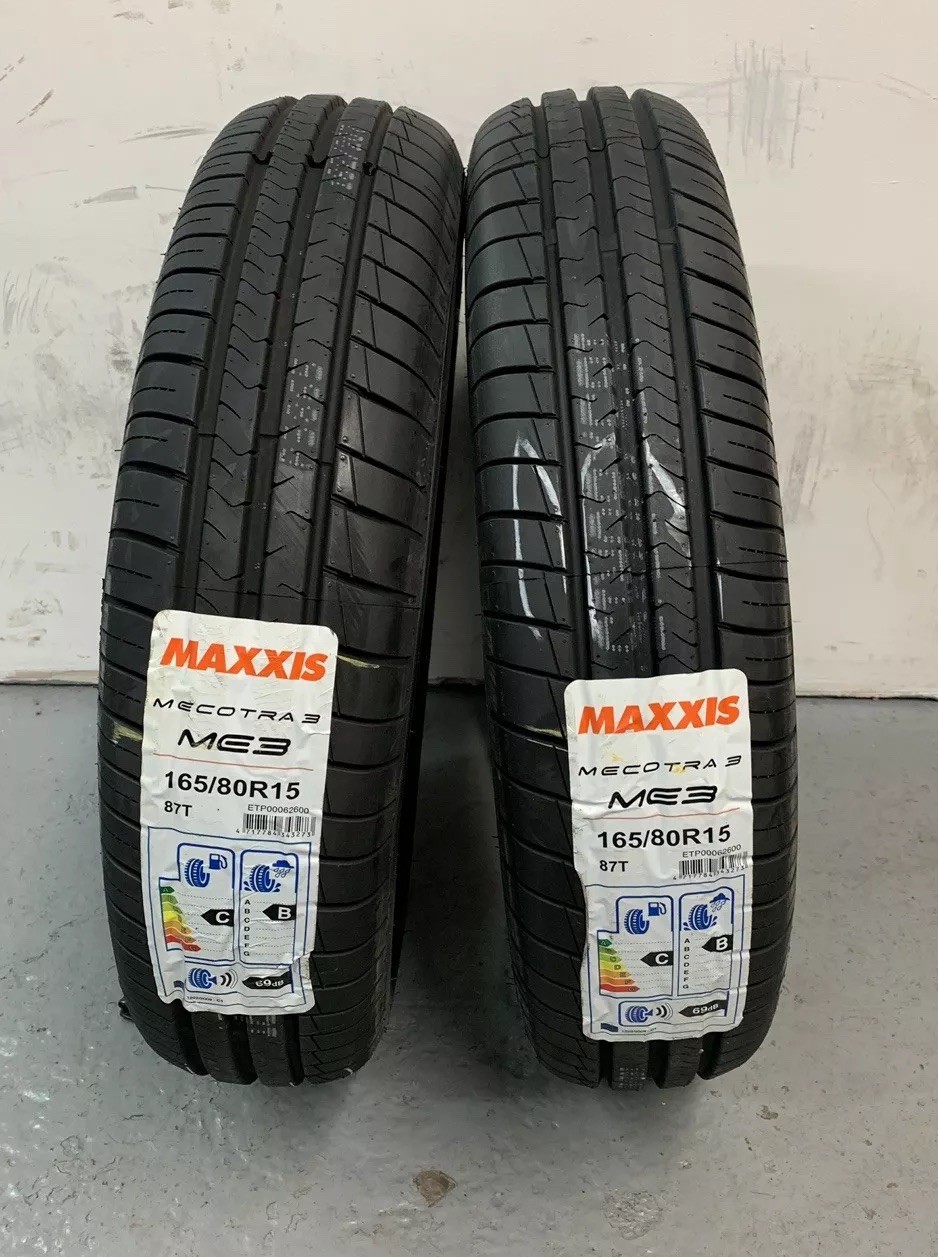 2 x 165/80 R15 Maxxis Mecotra 3 ME3 87T 165 80 15 (1658015) - TWO TYRES ...