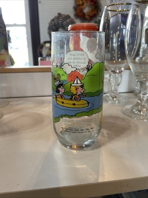 PEANUTS CAMP SNOOPY McDonalds Vintage Collectible Glass Charlie Brown ...
