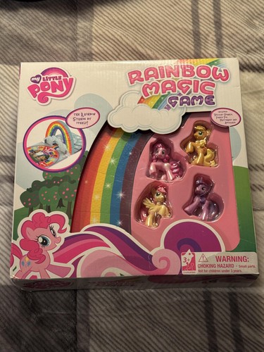 Cardinal My Little Pony Rainbow Magic Board Game 2014 Hasbro Kids 2-4 ...