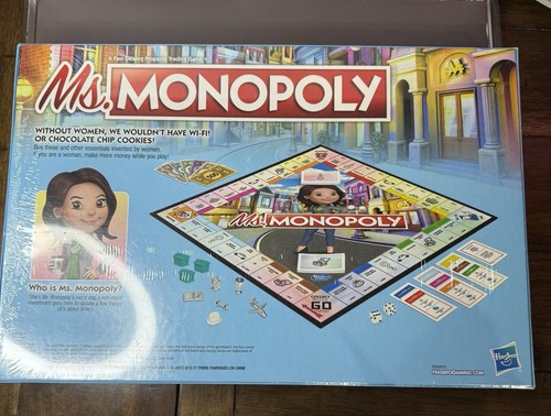Hasbro NEW * Ms Monopoly * Board Game Ages 8+ Women Investors Property ...