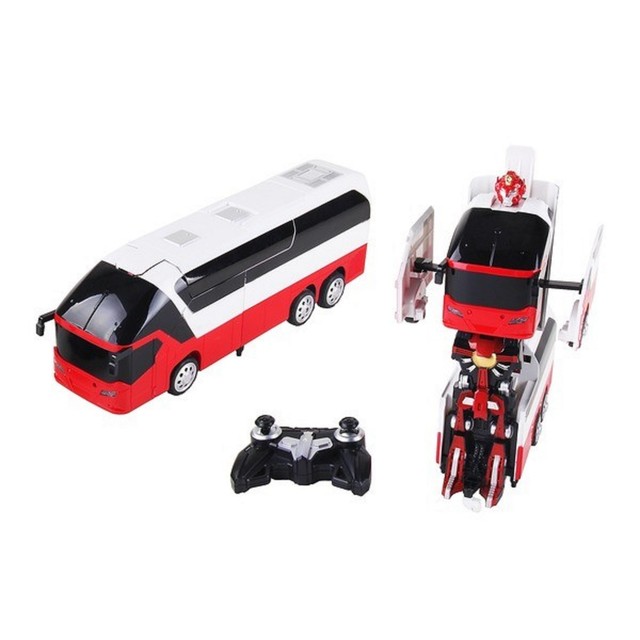 MZ Transformers 2372P RC Bus 8 Toy Remote Control Robot Car Optimus ...