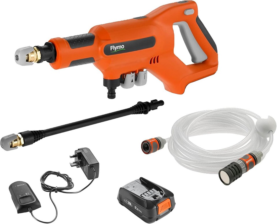 Flymo EasiClean Li Portable Pressure Washer -18v Battery & Charger ...