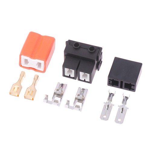 1 Set H7 High Temperature Ceramics Corner H7 Bulb Socket Plug Connector ...