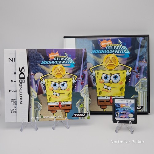 SpongeBob's Atlantis SquarePantis (Nintendo DS, 2007) CIB | Clean ...