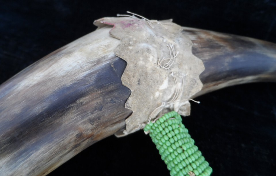1890s American Plains Indians Ceremonial Beaded Coup Stick | eBay