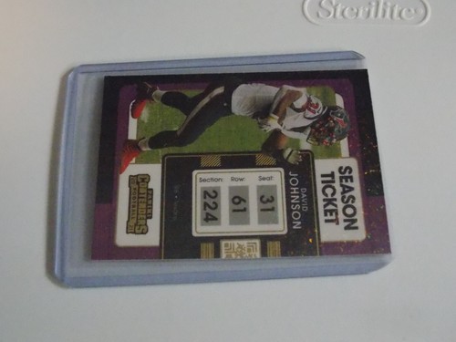 2021 Contenders David Johnson Starburst Season Ticket #40 Texans | eBay