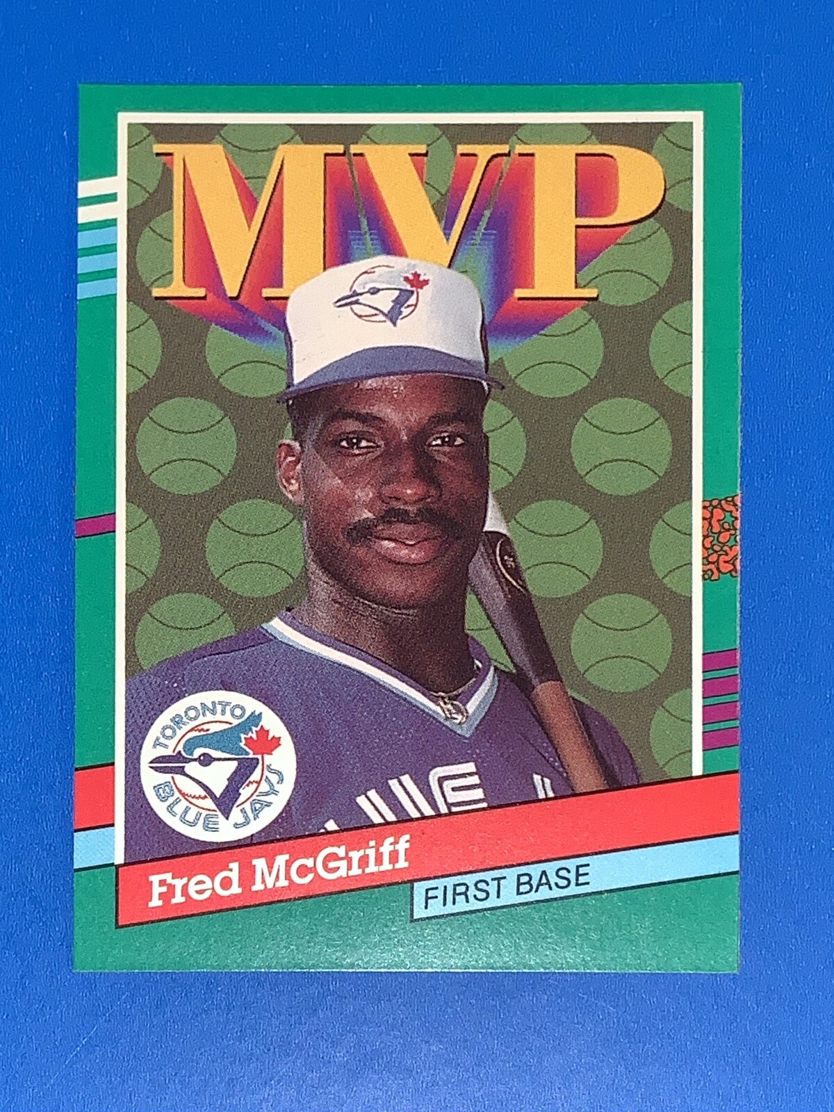 1991 Donruss Fred McGriff MVP Baseball Card #389 Toronto Blue Jays NM ...