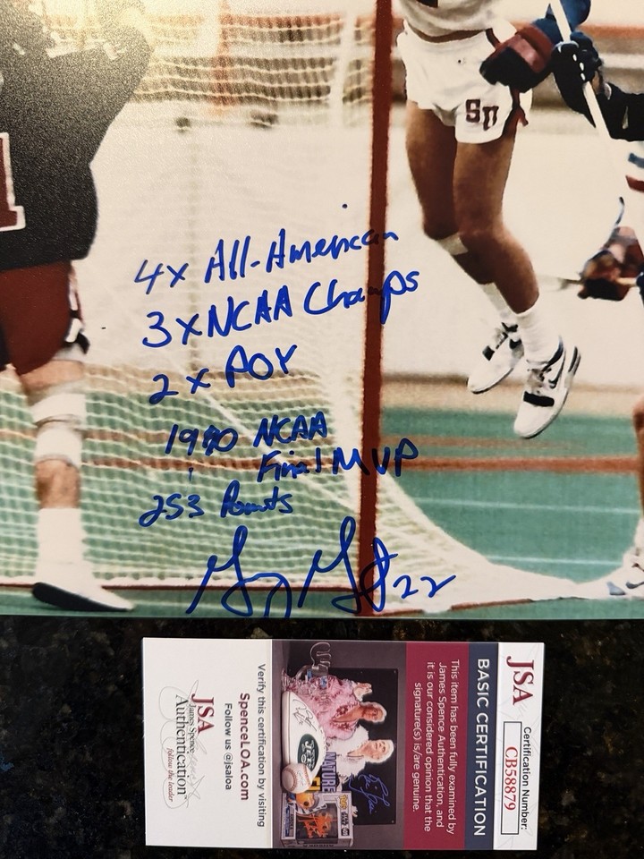 Gary Gait Signed Autographed Syracuse Orange Lacrosse 11x14 Photo ...
