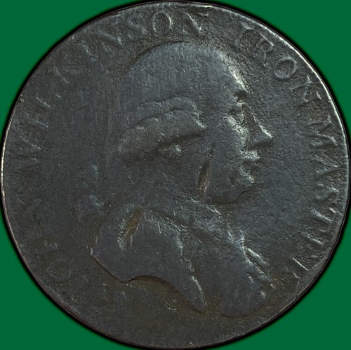 1790 Shropshire Willey Halfpenny Conder Token Very Fine VF Coin ...