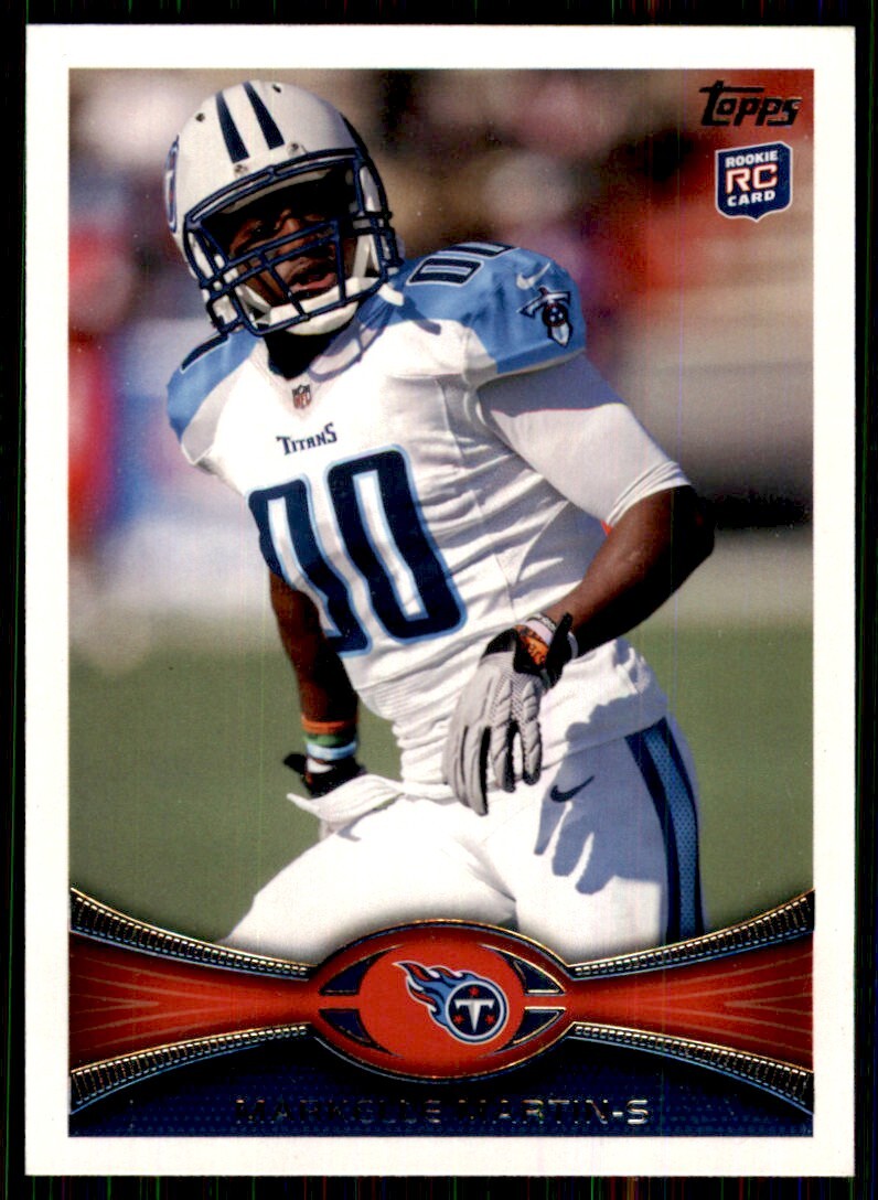 2012 Topps Markelle Martin Rookie Tennessee Titans #366 NFL Football ...