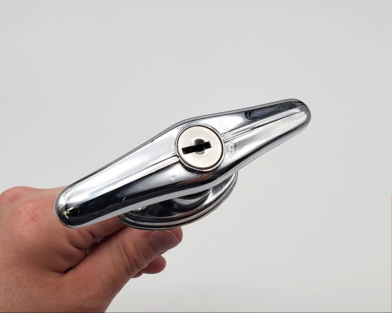 Vintage Garage Door Lock Keyed T Handle Ideal Security USA Union Made ...