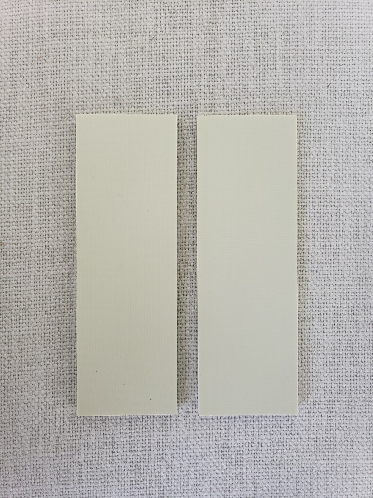 G10 IVORY ULTREX 1/4 .250 x 2 x 6 (2) KNIFE / GUN HANDLE SCALE MATERIAL ...