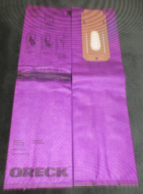 Oreck Type CC HEPA 5 Upright Vacuum Cleaner Bag AK1CC6H Purple SaniSeal ...