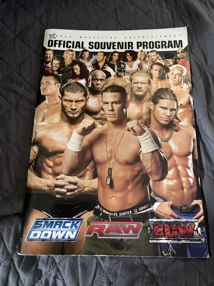 WWE official souvenir program 2006, 2007, 2010, 2012 | eBay