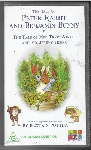 THE TALE OF PETER RABBIT & BENJAMIN BUNNY (Pal Vhs Video) near new (ABC ...