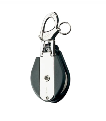 RONSTAN SNATCH BLOCKS ACETAL SHEAVE: Single, swivel snap shackle head ...