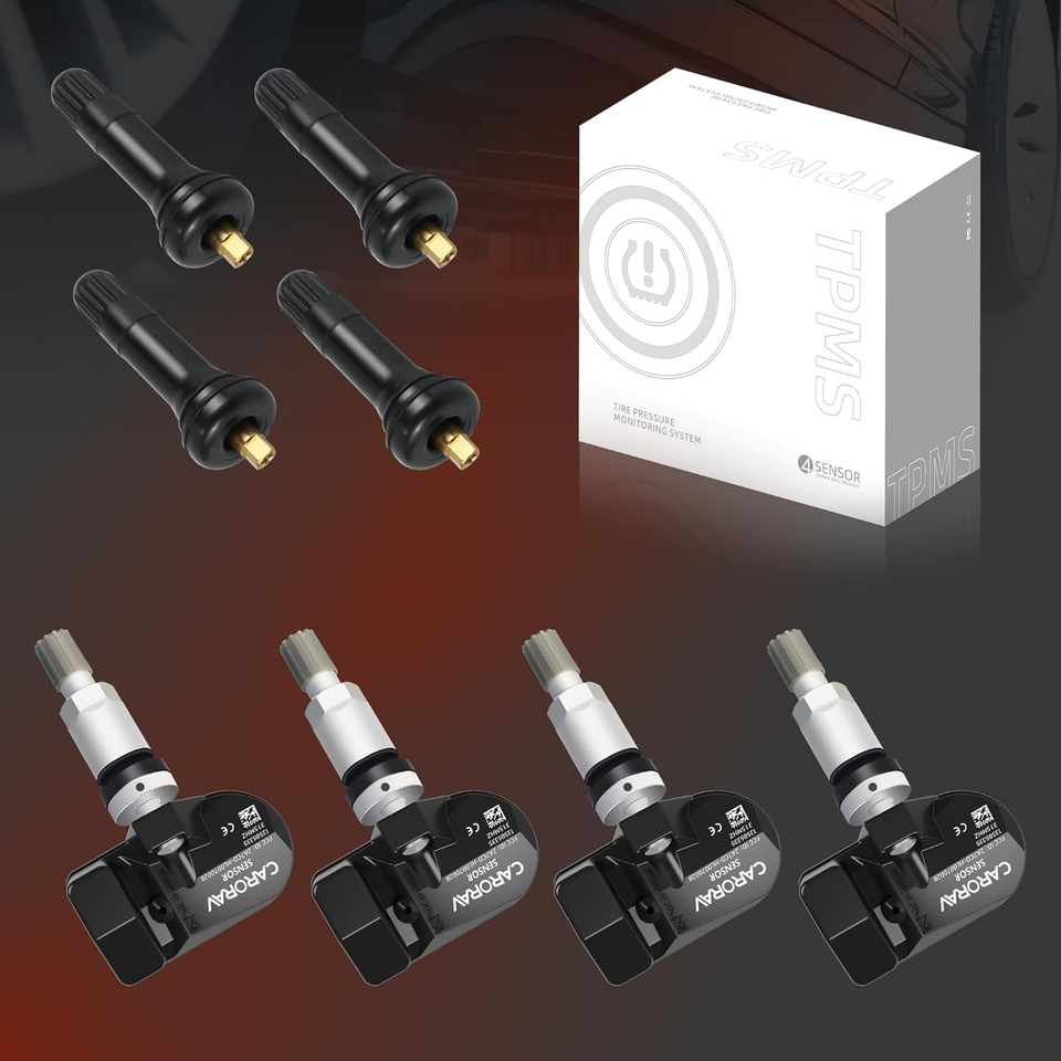 TPMS Sensor GM, 4-Pack Tire Pressure Sensor for GM Chevy GMC Cadillac ...