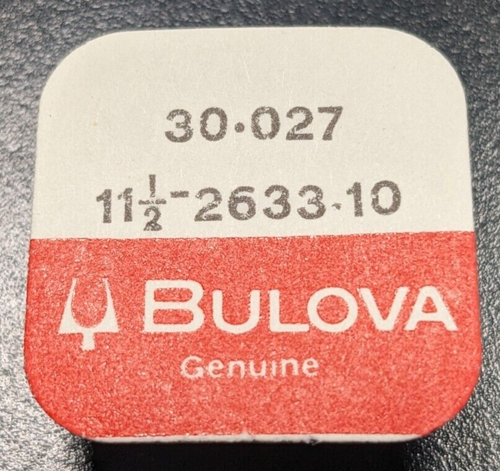 NOS Original Bulova Accutron 2633.10 Second Wheel Part# 30.027 | eBay