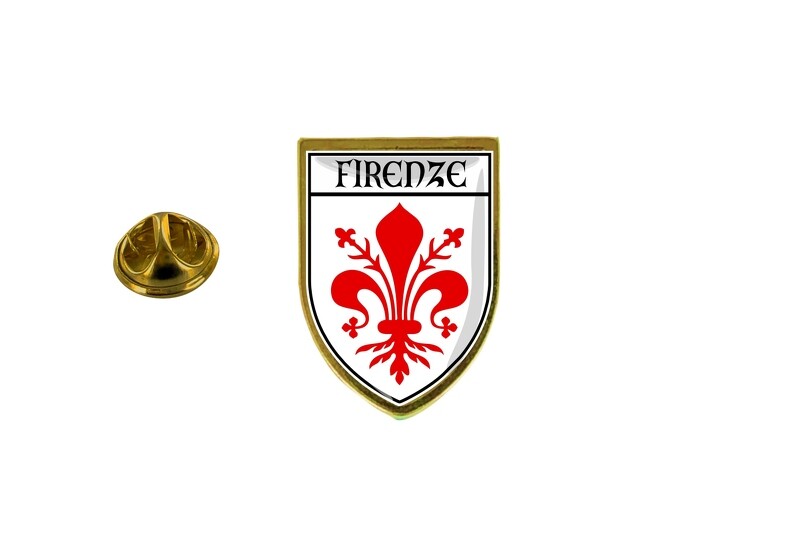 spilla pin pin's spille spilletta bandiera badge stemma firenze italia ...