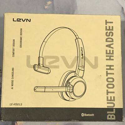 Levn Bluetooth Headset with Microphone Le-HS015 | eBay