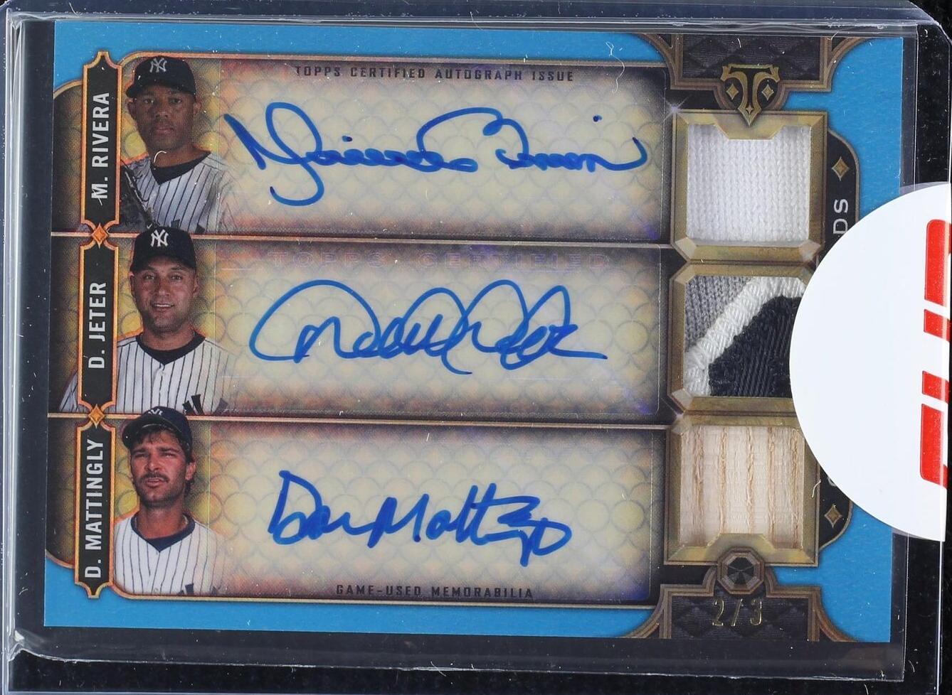 2022 Topps Triple Threads - Common Threads Three-Player Triple Auto ...