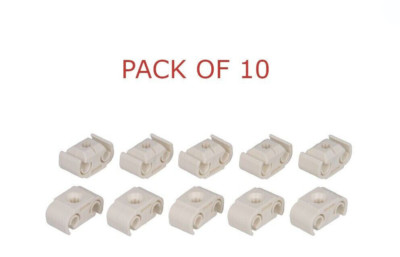 10x Multi Plastic Brake Line Pipe Mounting Holder Clips 2 x 3/16" / 5mm ...