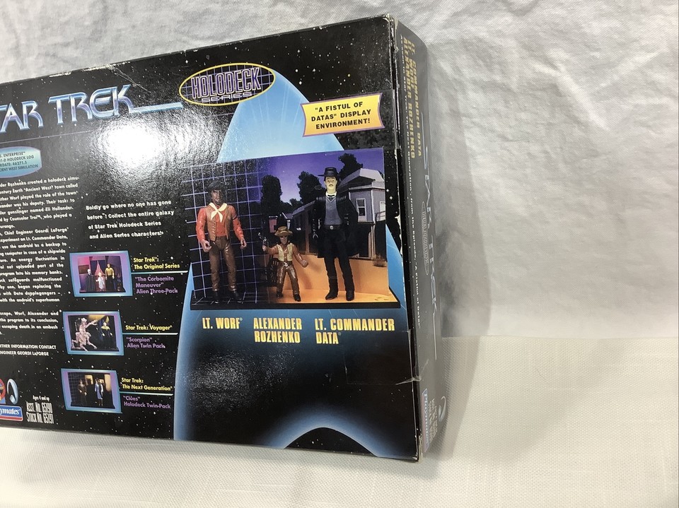 RARE LOW NUMBER 2059 Star Trek Playmates Holodeck Series A Fistful Of ...