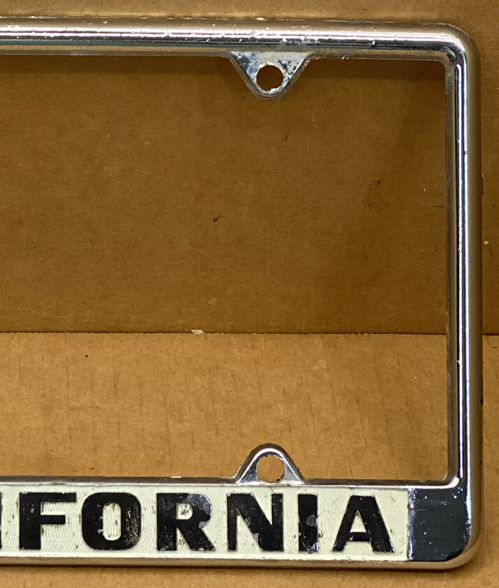 RARE I LOVE ️ CALIFORNIA LICENSE PLATE FRAME VINTAGE | eBay