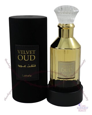 Velvet Oud By Lattafa 3.4oz/100ml Eau De Parfum Spray For Unisex New In ...