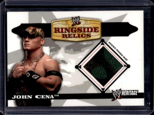 John Cena 2006 Topps Heritage II WWE Ringside Relics Hat SSP | eBay