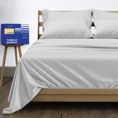 100% Pure Egyptian Cotton Sheets King Size - High Thread Count Sheets ...