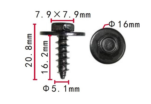 10Pcs Fit BMW E70 E82 E84 E88 E90 F22 F30 Hex Bolt 07149126885 by ...