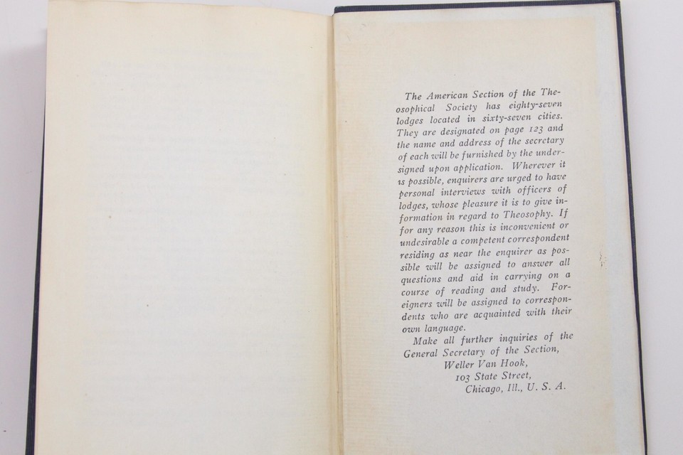 Primer of Theosophy 1909 Psychic Arts Spirits Mediumship Ethics ...
