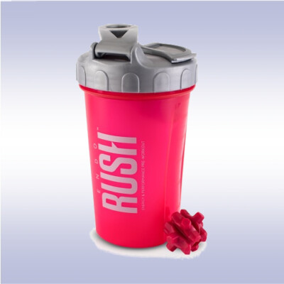 BSN ENDO RUSH SHAKER BOTTLE (600 ML + FREE SAMPLE) protein blender cup ...