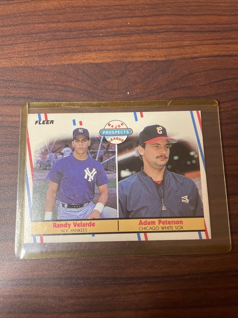 1988 Fleer - Glossy #646 Randy Velarde, Adam Peterson (RC) for sale ...
