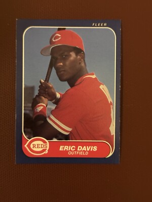 1986 Fleer - #175 Eric Davis - Cincinnati Reds | eBay